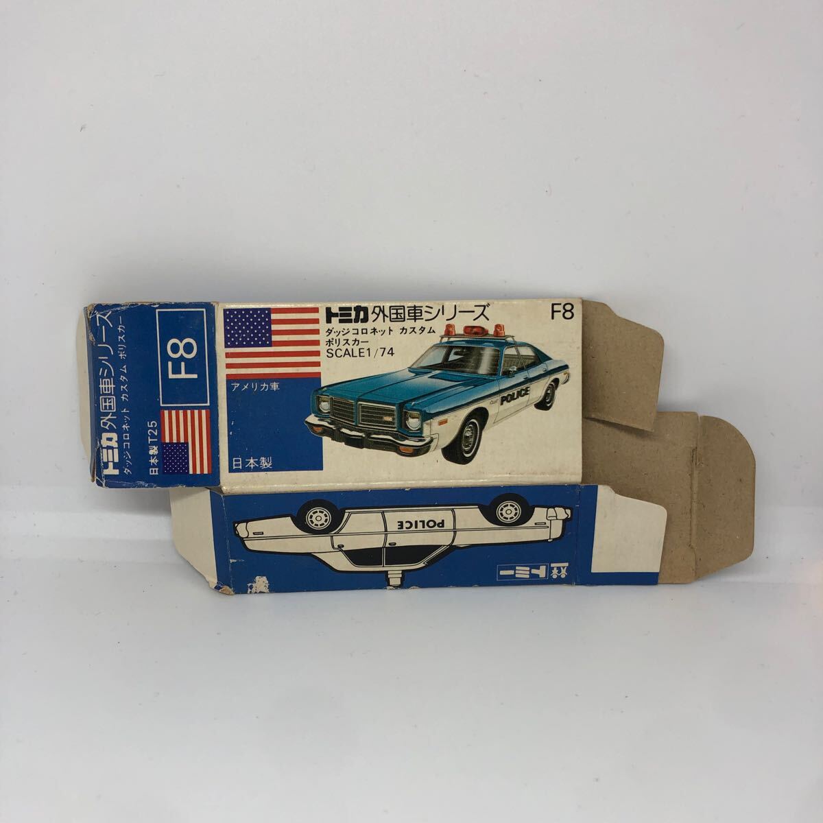 Yahoo!オークション - トミカ 日本製 青箱 空箱 F8 ダッジ コロネット ...