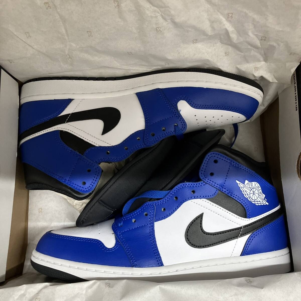 1円スタート【未使用】NIKE/ナイキAIR JORDAN 1 MID GAME ROYAL 1円スタート【未使用】NIKE/ナイキAIR JORDAN 1 MID GAME ROYAL