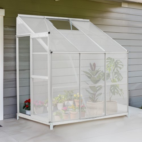 Yahoo!オークション - アルミ温室 家庭用温室 大型 190 122 213cm 花園...