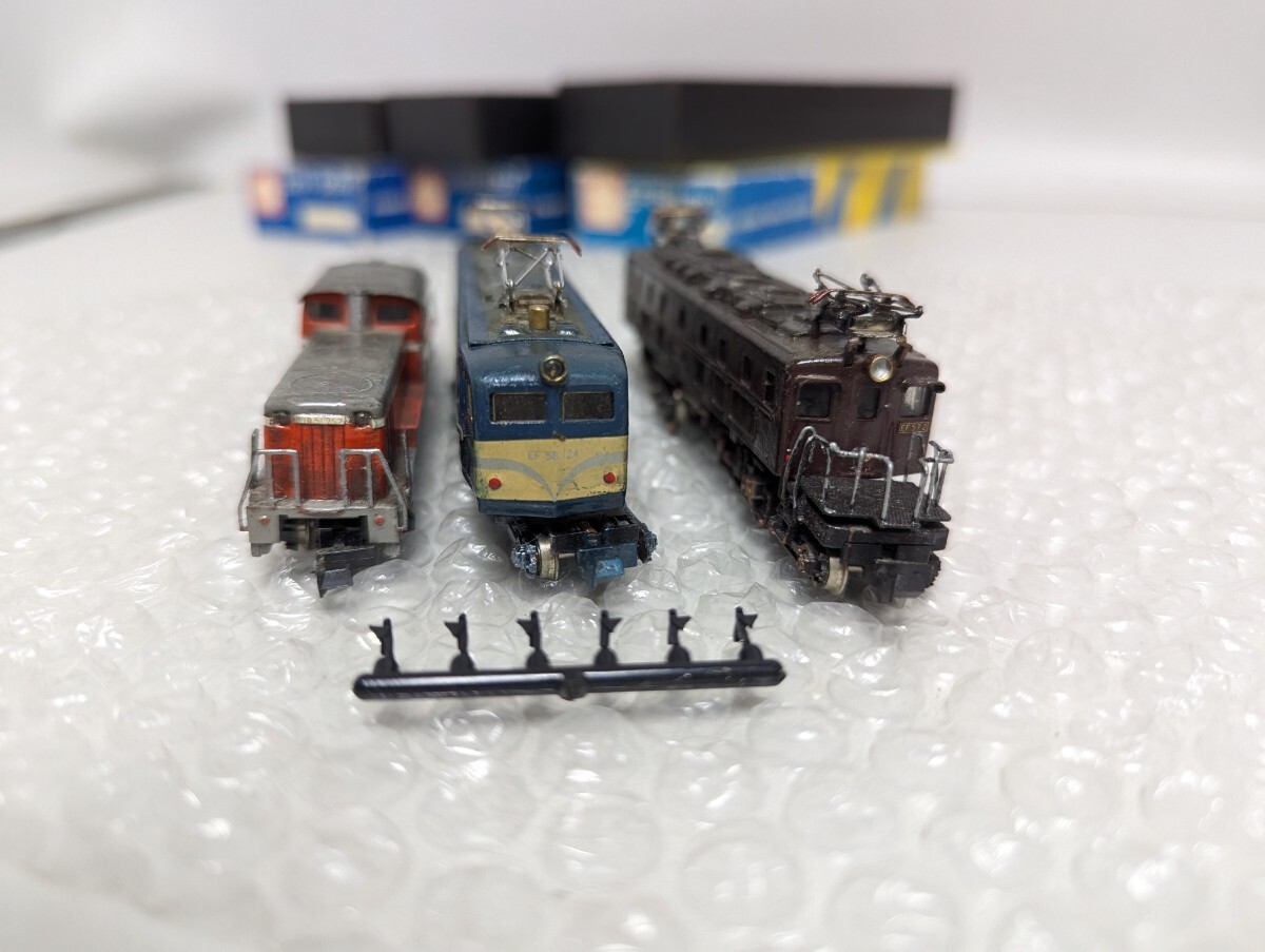 Yahoo!オークション - まとめ 3点 エンドウ Nゲージ EF58 EF57 DD51 ...