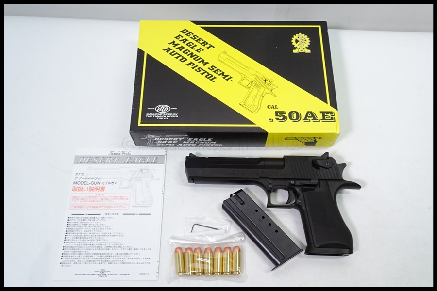 Yahoo!オークション - 東京)タナカ デザートイーグル50AE HWモデルガン...