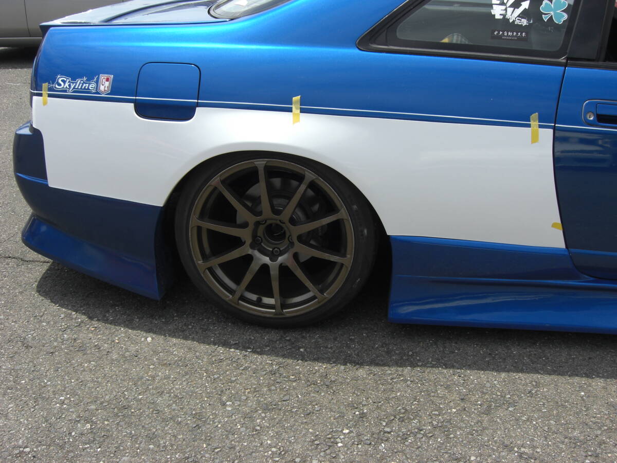 Yahoo!オークション - ECR33 R33 2DR スカイライン リア ワイドフェン...