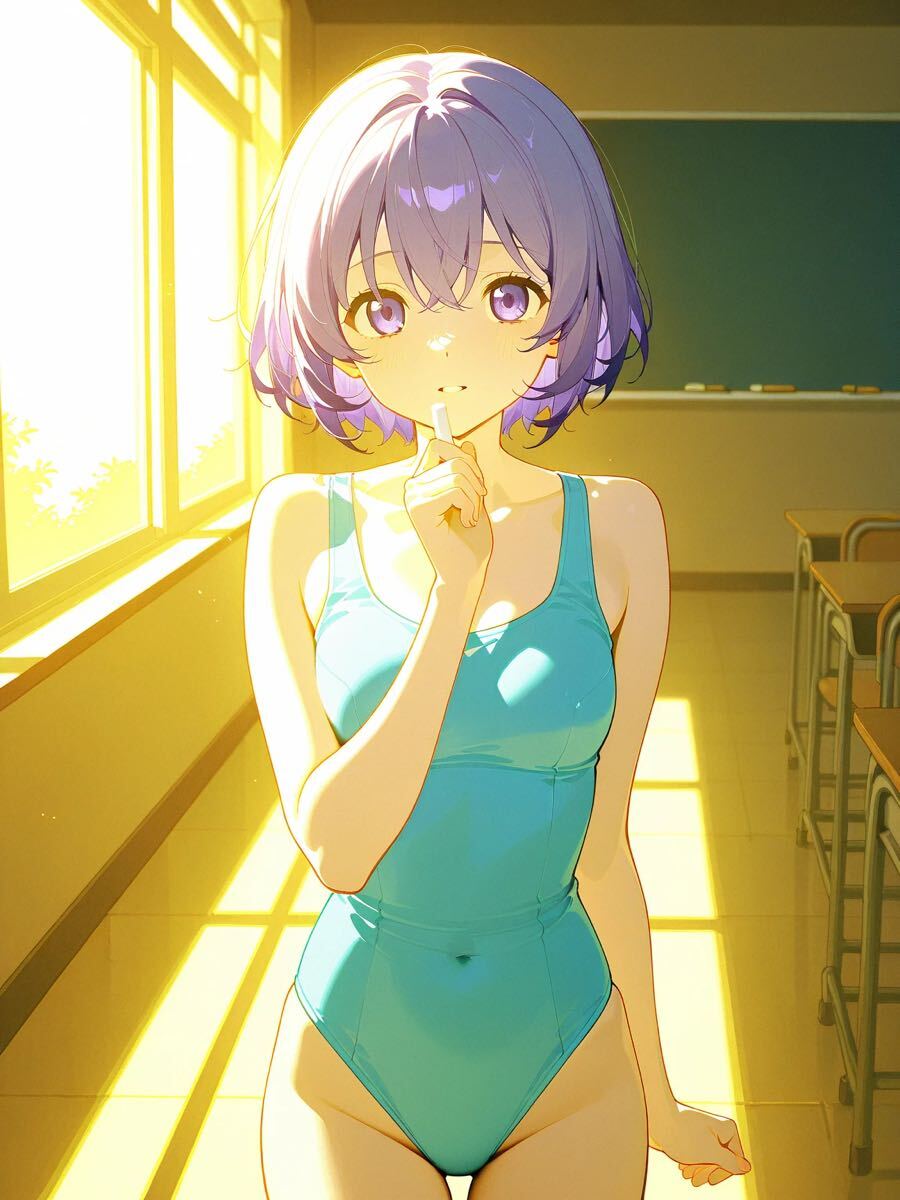 Yahoo!オークション - A4ポスター／新体操レオタード女子 AIオリジナル...