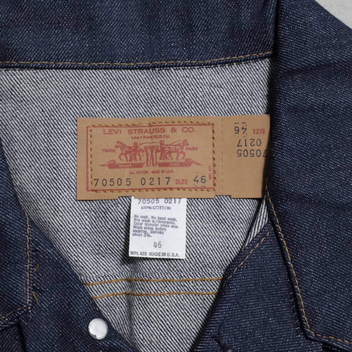 Yahoo!オークション - 新品 デッド 希少 Levi's リーバイス 70505 スモ...