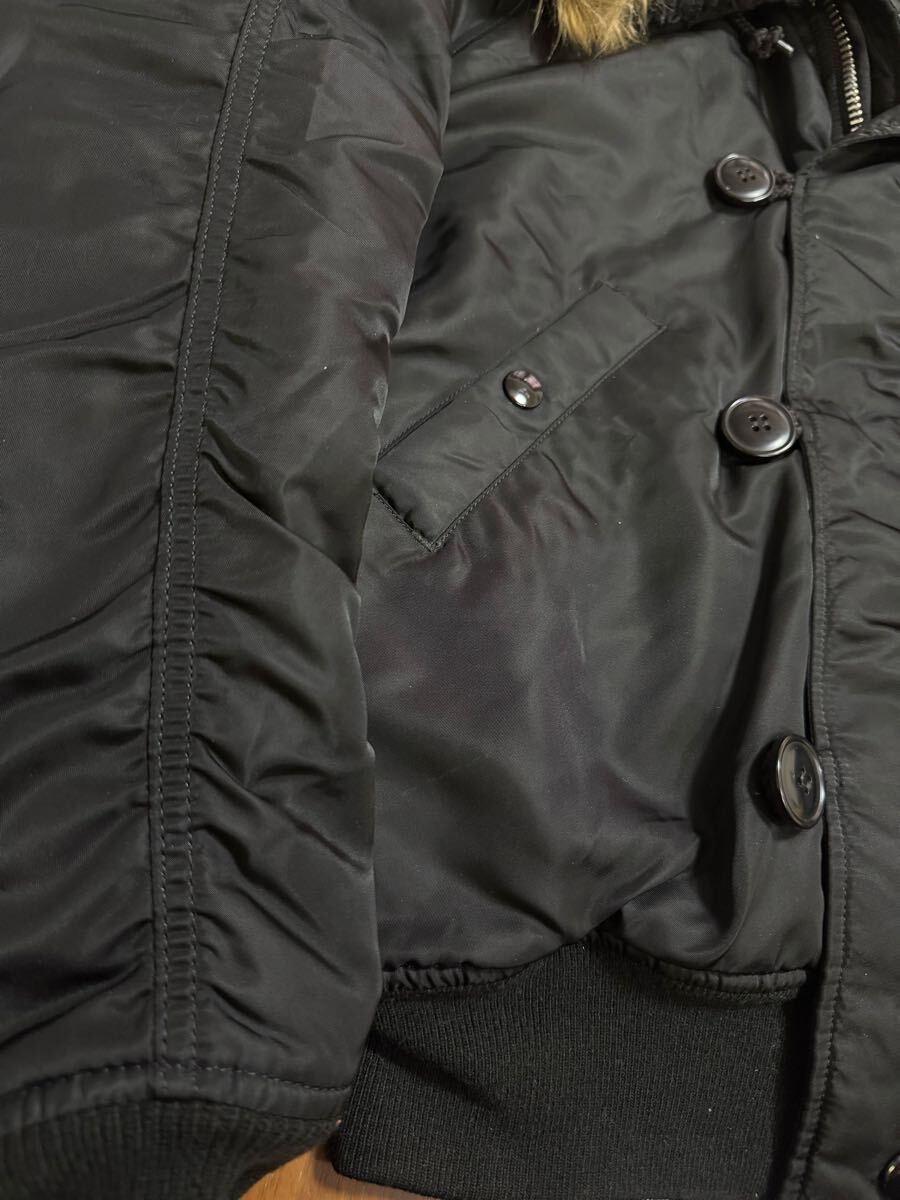 ALPHA INDUSTRIES 脱着式エコファー TYPE N-2B フライト ALPHA INDUSTRIES 脱着式エコファー TYPE N-2B フライト
