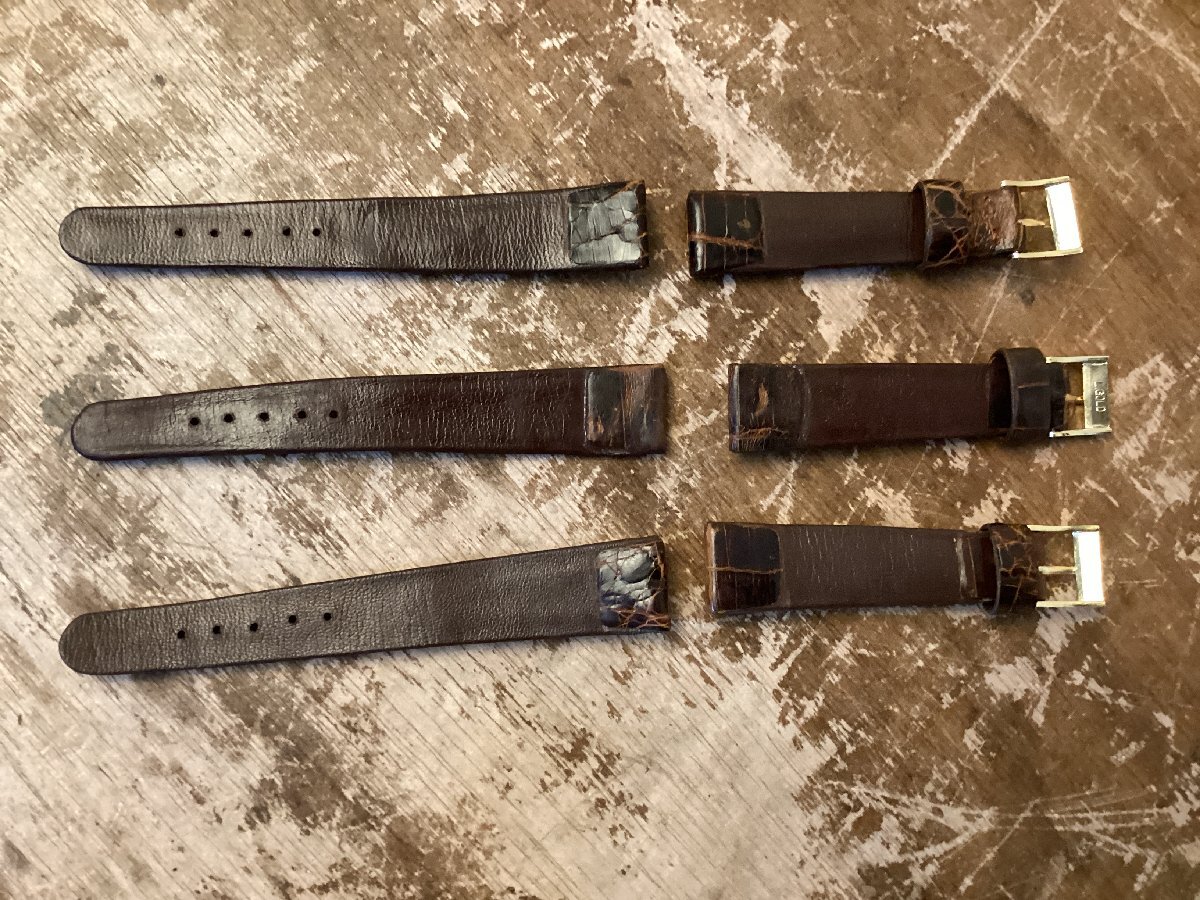 Yahoo!オークション - TT-4203 送料込 ワニ革 ワニ皮 腕時計 時計 バン...