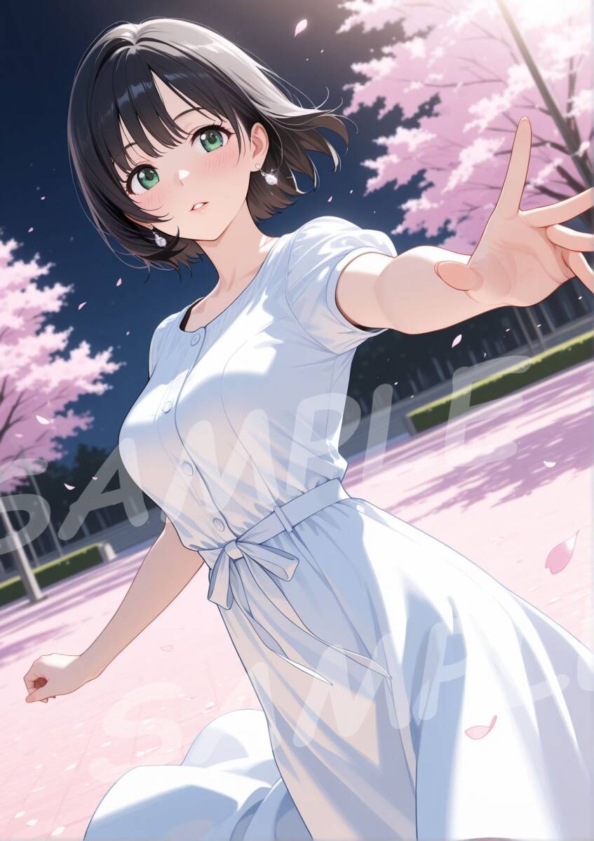 Yahoo!オークション - n1-130 一点物 【オリジナル】 A4 ポスター コス...