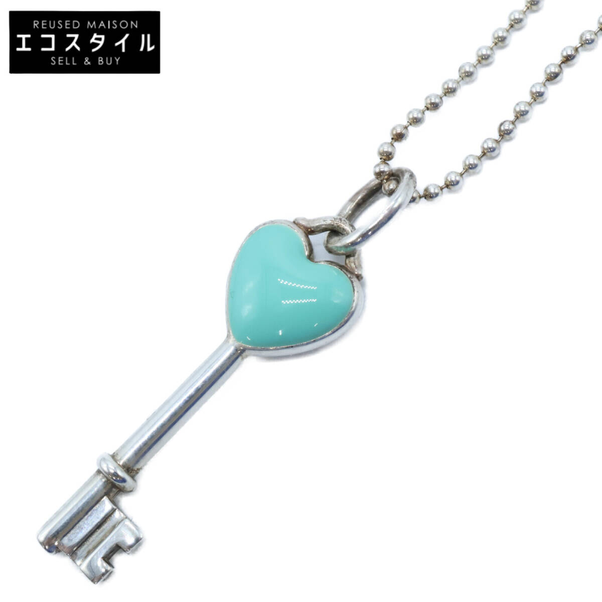 1円】TIFFANY&Co. ティファニー Ag925 ハートキー ネックレス 1円】TIFFANY&Co. ティファニー Ag925 ハートキー ネックレス