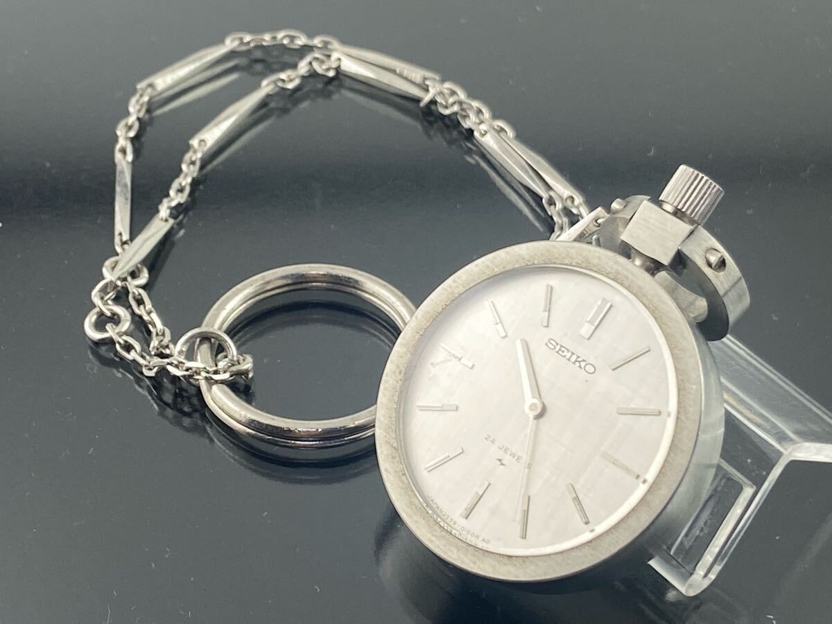 Yahoo!オークション - [A1498]1円～ 手巻 懐中時計 提げ時計 セイコーS...