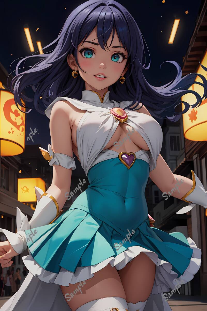 Yahoo!オークション - y291 魔法少女 アイドル 魔女 巨乳 魔法使い 衣...