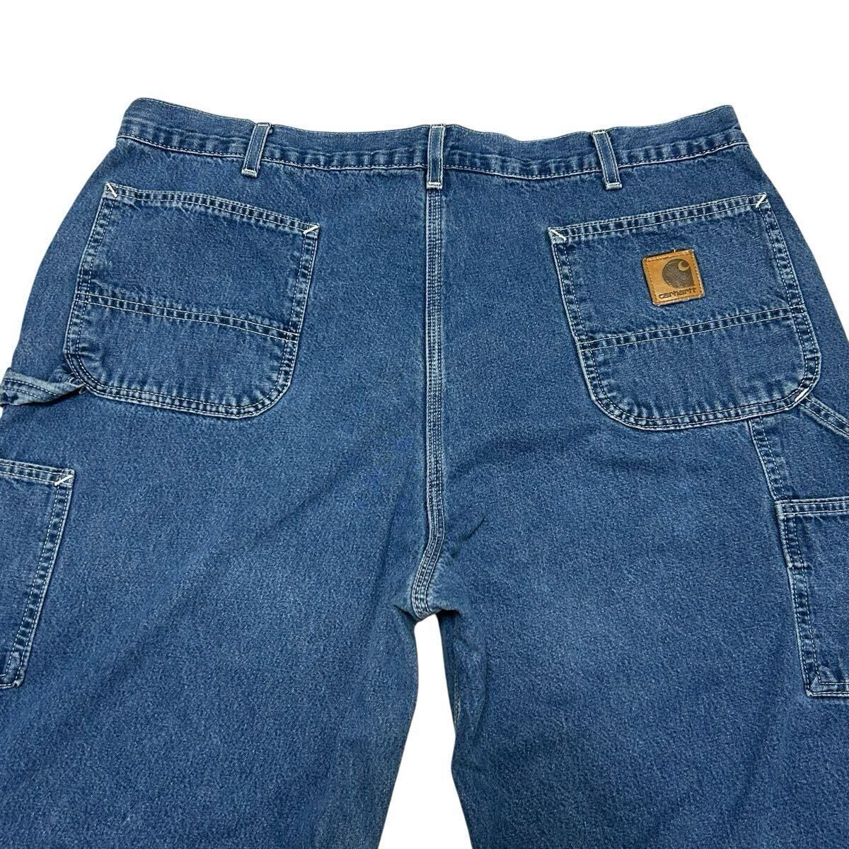 90s USA製 Carhartt B14 DST デニム ペインターパンツ 90s USA製 Carhartt B14 DST デニム ペインターパンツ