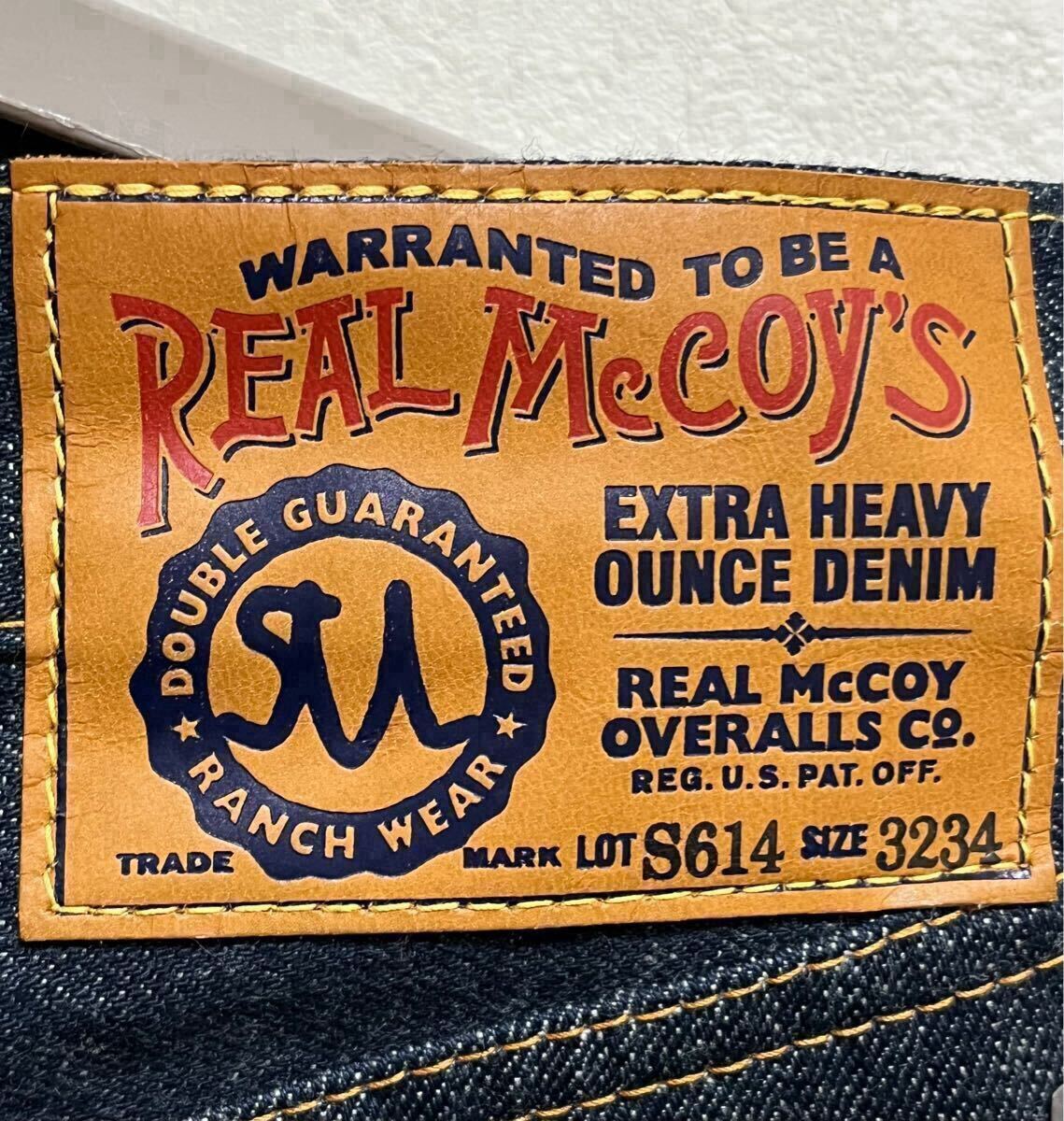 Yahoo!オークション - 未使用 リアルマッコイズ デニム w32 S614 イン...