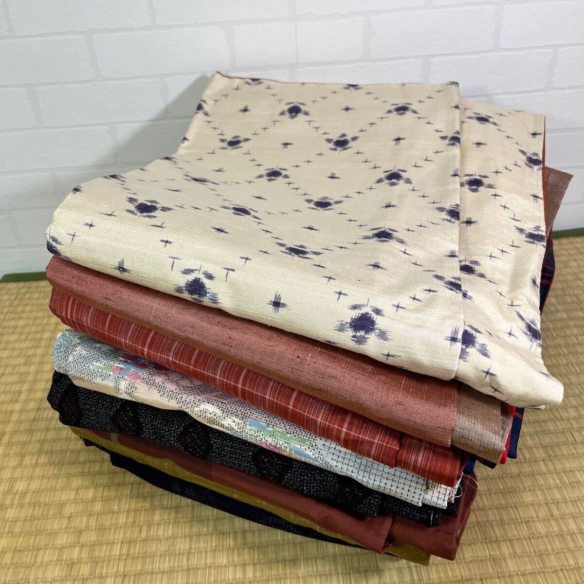 Yahoo!オークション - 紬 着物 まとめて 10品 A103