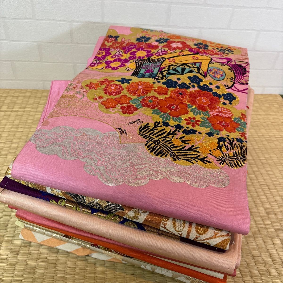 Yahoo!オークション - 中古 名古屋帯 アンティーク まとめて 10品 A287