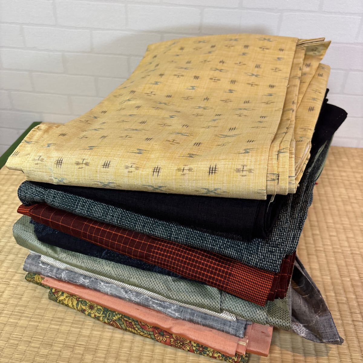 Yahoo!オークション - 紬 着物 まとめて 10品 A291