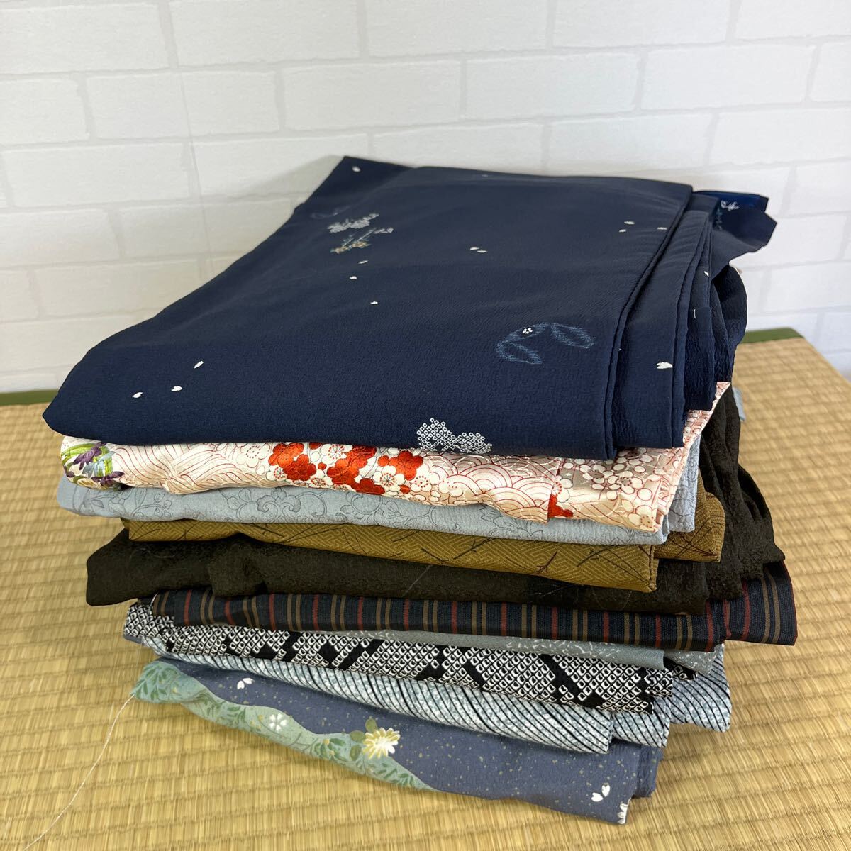 Yahoo!オークション - 洗える着物 着物 小紋 まとめて 10品 A351