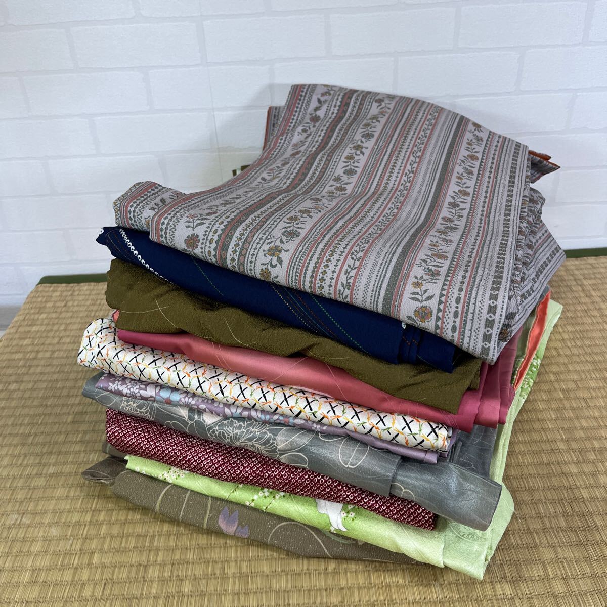 Yahoo!オークション - 洗える着物 着物 小紋 まとめて 10品 A360