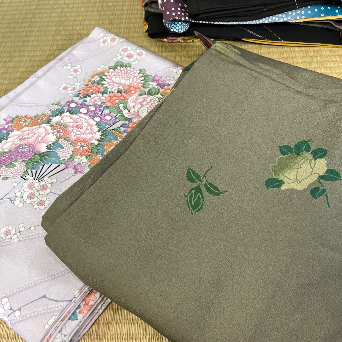 Yahoo!オークション - 洗える着物 着物 小紋 まとめて 10品 A361