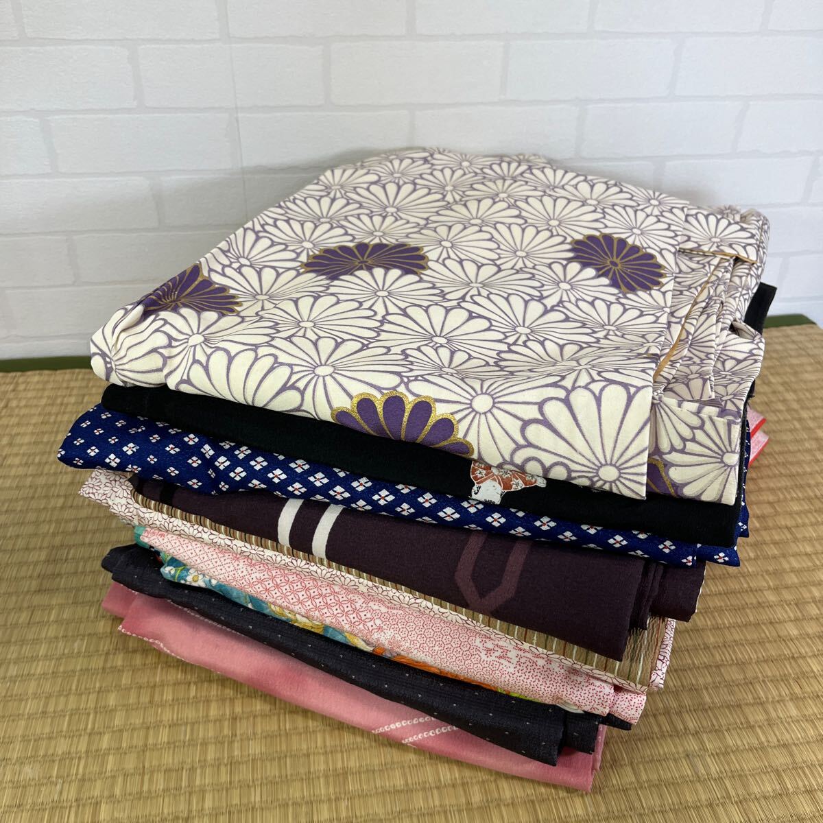 Yahoo!オークション - 洗える着物 着物 小紋 まとめて 10品 A368