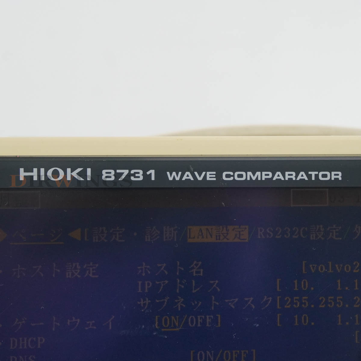 Yahoo!オークション - [DW] 8日保証 2台入荷 8731 HIOKI 日置 WAVE COM...