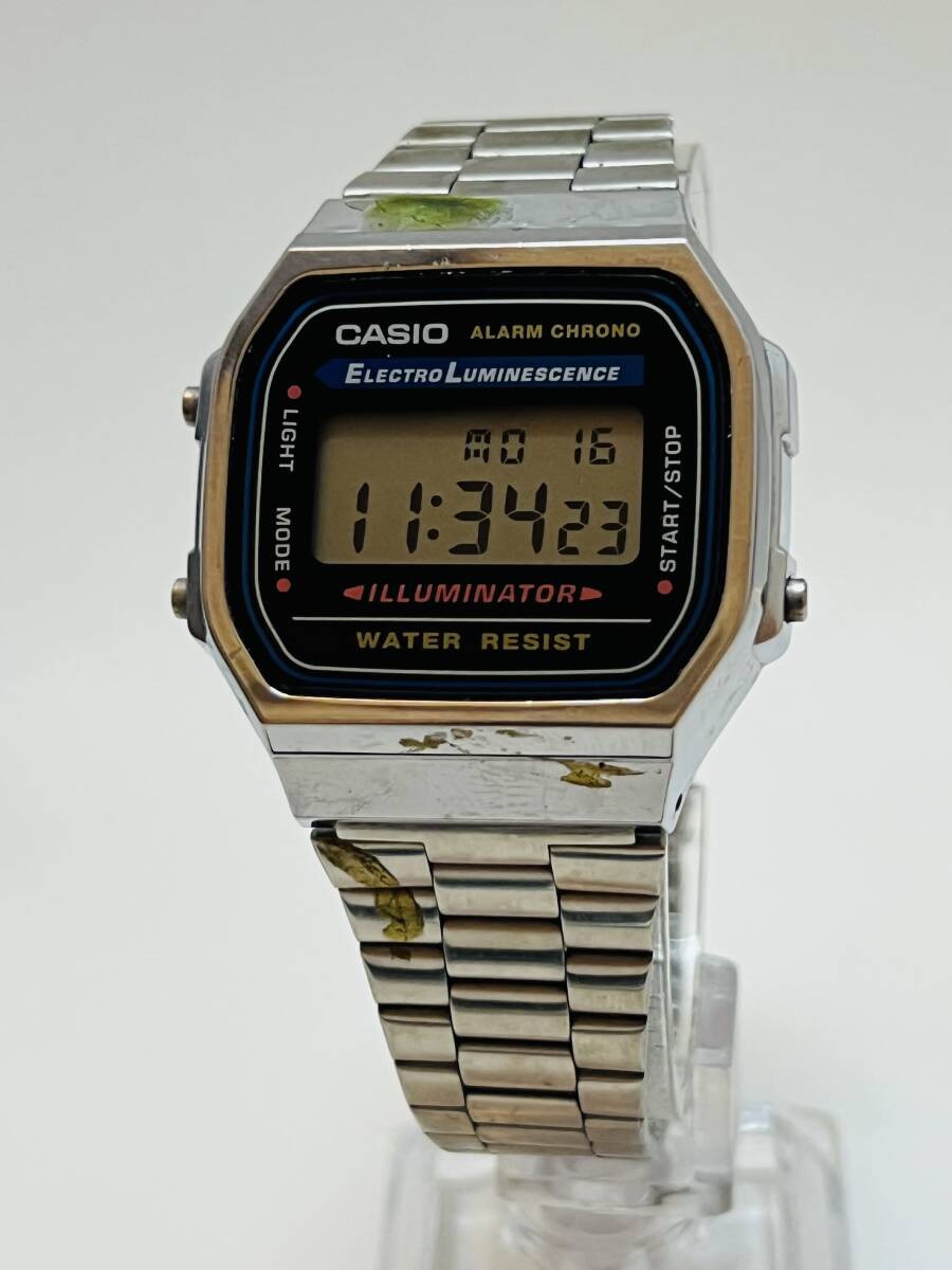 Yahoo!オークション - 動作 CASIO カシオ A168 ビンテージ チプカシ メ...