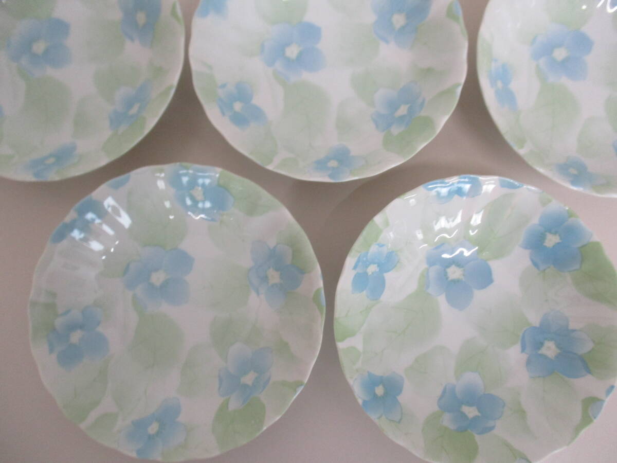 Yahoo!オークション - H03 昭峰 中皿5枚セット 花柄 陶磁器 レトロ レ...