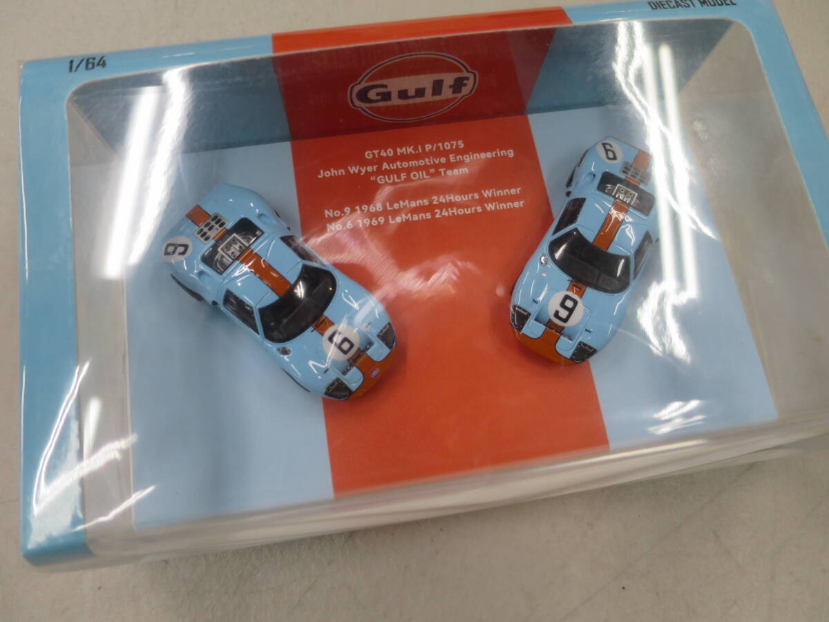 1/64 FY64055 Finclassically Ford GT40 MK.I P/1075 2台セット Gulf #6＋Gulf #9(レーシングカー)｜売買されたオークション情報 ...