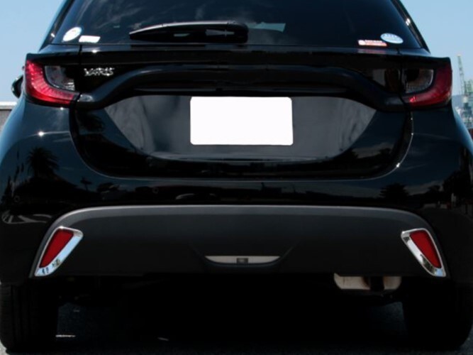 Yahoo!オークション - バンパー装着 メッキ リフレクター リング ガー...