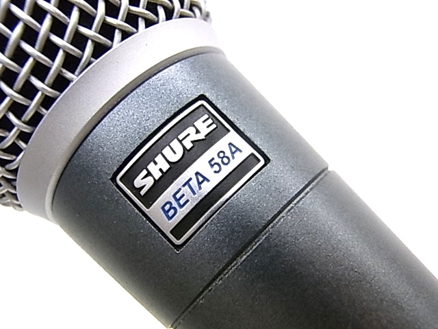 Yahoo!オークション - e13599 SHURE BEAT 58A シュア ダイナミックマイ...