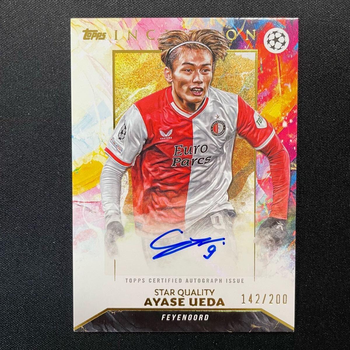 2023-24 Topps Inception UEFA Star Quality Ayase Ueda Auto 2023-24 Topps Inception UEFA Star Quality Ayase Ueda Auto
