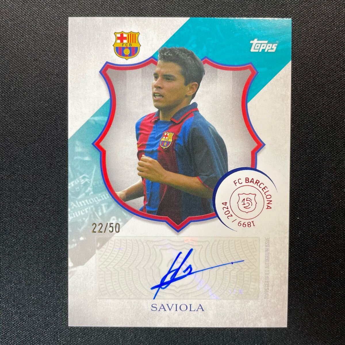 2024-25 Topps Barcelona 125 Years Team Set Javier Saviola 2024-25 Topps Barcelona 125 Years Team Set Javier Saviola