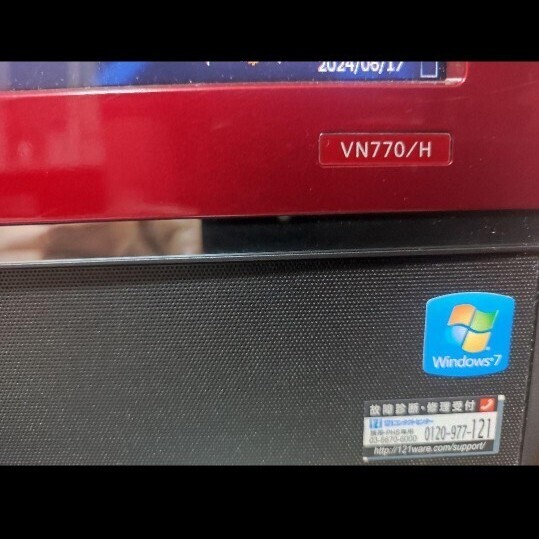 Yahoo!オークション - 【SWK】NEC VALUE STAR『PC-VN770HS6R』同梱 手...