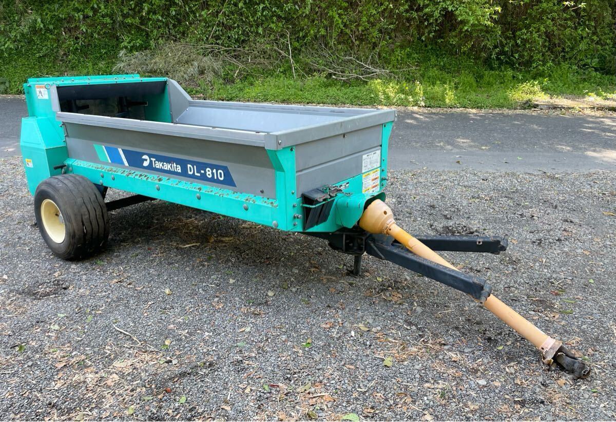 Yahoo!オークション - タカキタ マニアスプレッダー DL-810 堆肥散布 ...
