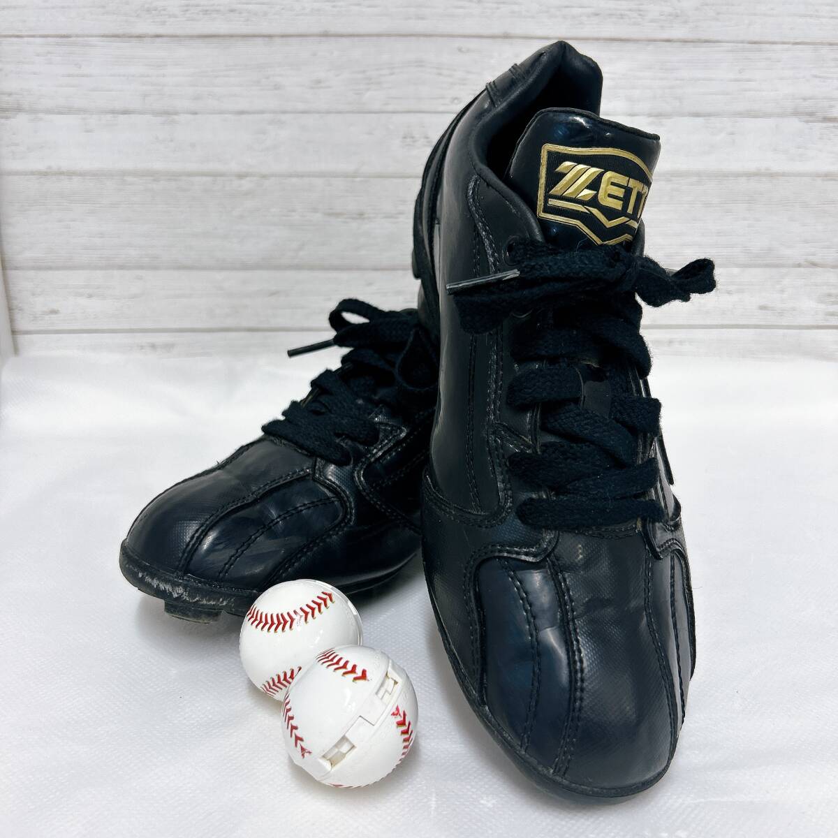 Yahoo!オークション - 【01】ZETT/ゼット スパイクシューズ 23.5㎝ 少...