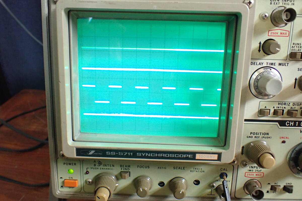 Yahoo!オークション - シンクロスコ－プ SS-5711 オシロスコープ ジ...