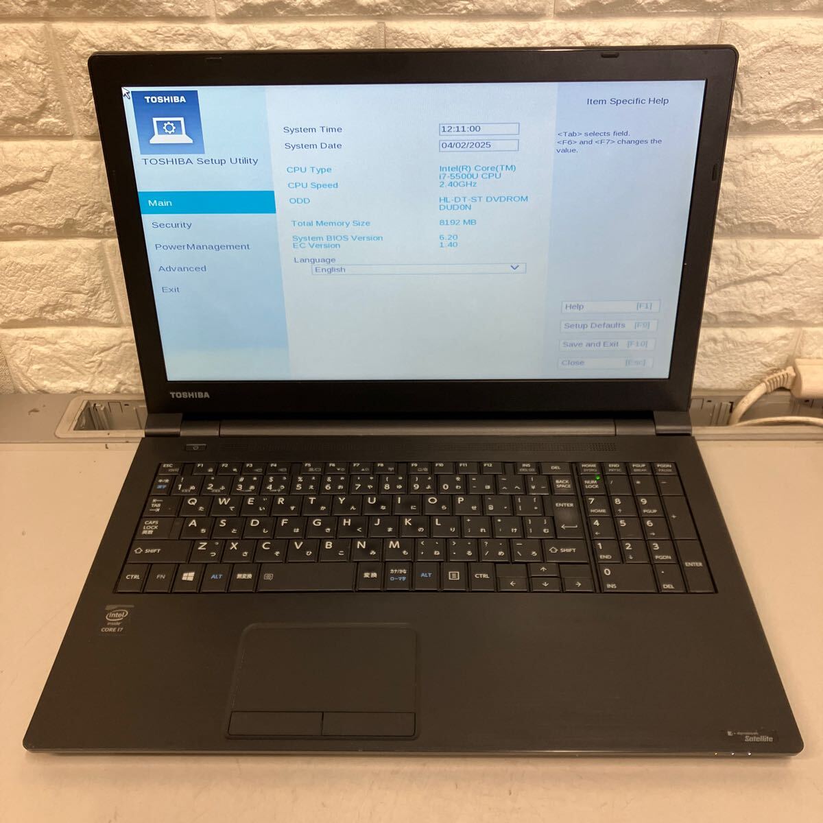 Yahoo!オークション - Y147 TOSHIBA dynabook Satellite B65/R PB65RCA...