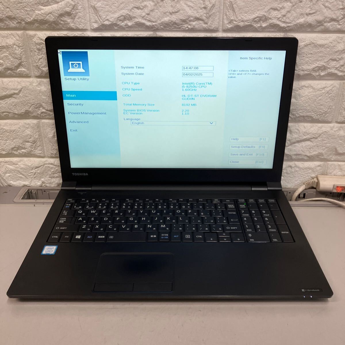 Yahoo!オークション - Y166 TOSHIBA dynabook B65/M PB65MTB44R7AD21 C...