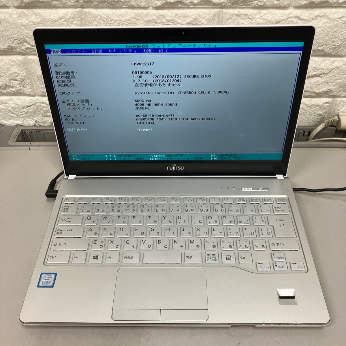 Yahoo!オークション - Z149 富士通 LIFEBOOK WS1/C2 FMVWC2S17 Core i7...