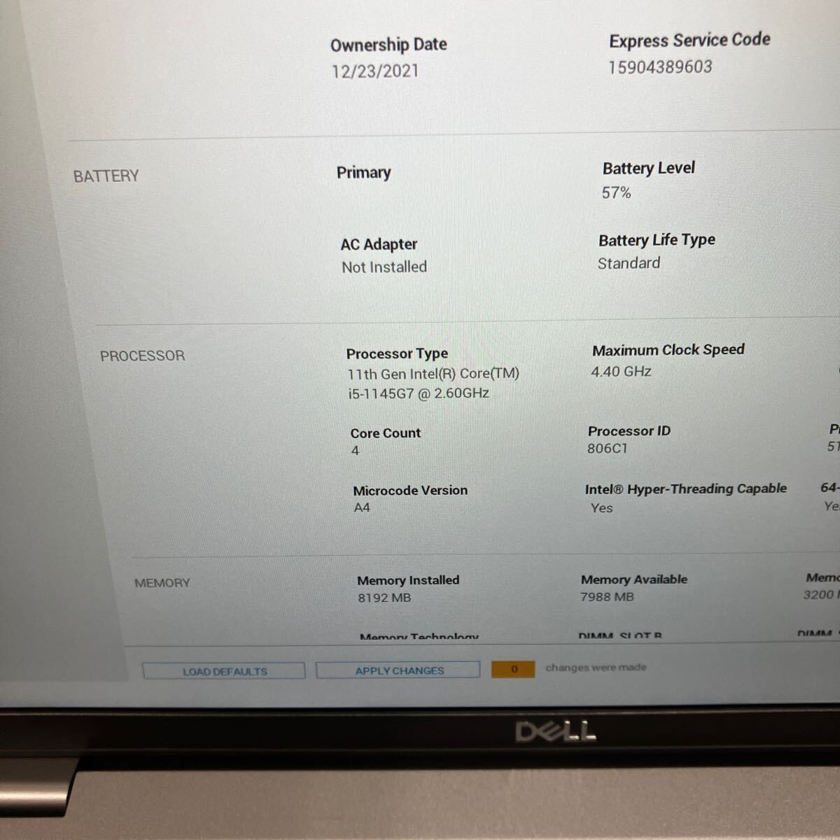 Yahoo!オークション - A168 DELL Latitude 5420 P137G Core i5 1145G7 ...
