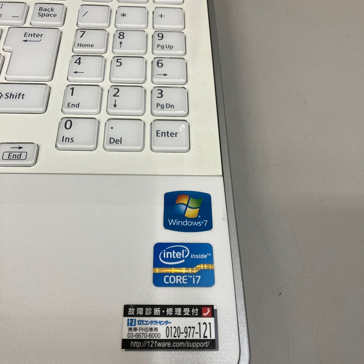 Yahoo!オークション - D169 NEC LaVie LL750/F PC-LL750FS6W Core i7 2...