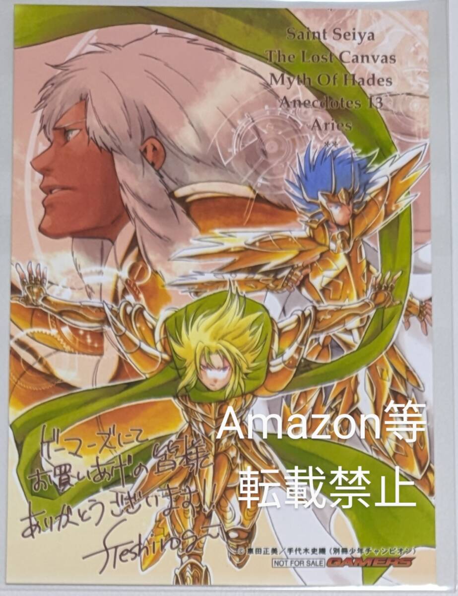聖闘士星矢 THE LOST CANVAS 冥王神話 外伝13巻 ゲーマーズ特典 聖闘士星矢 THE LOST CANVAS 冥王神話 外伝13巻 ゲーマーズ特典