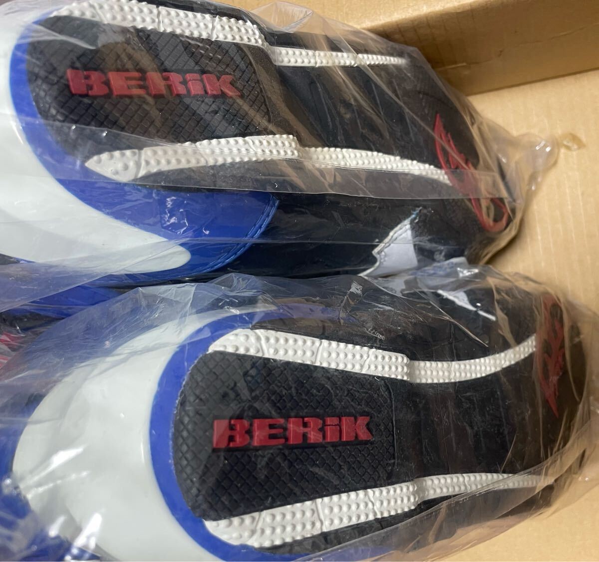 Yahoo!オークション - BERIK RACING BOOTS BOT-1289-BK BLUE 40(25cm)