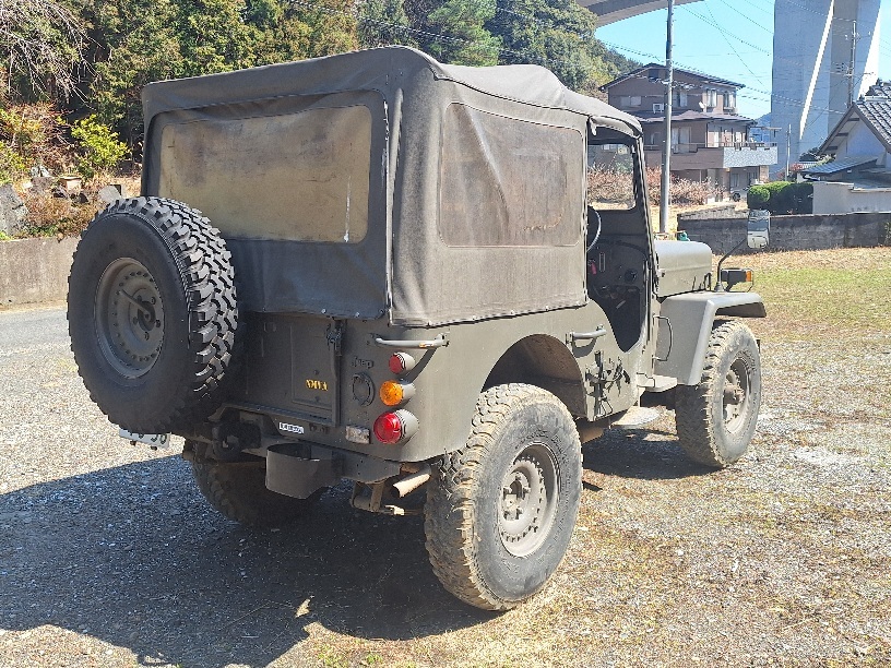 Yahoo!オークション - MVJジープ J57軍用風 少しアップ ウインチ付 ワ...