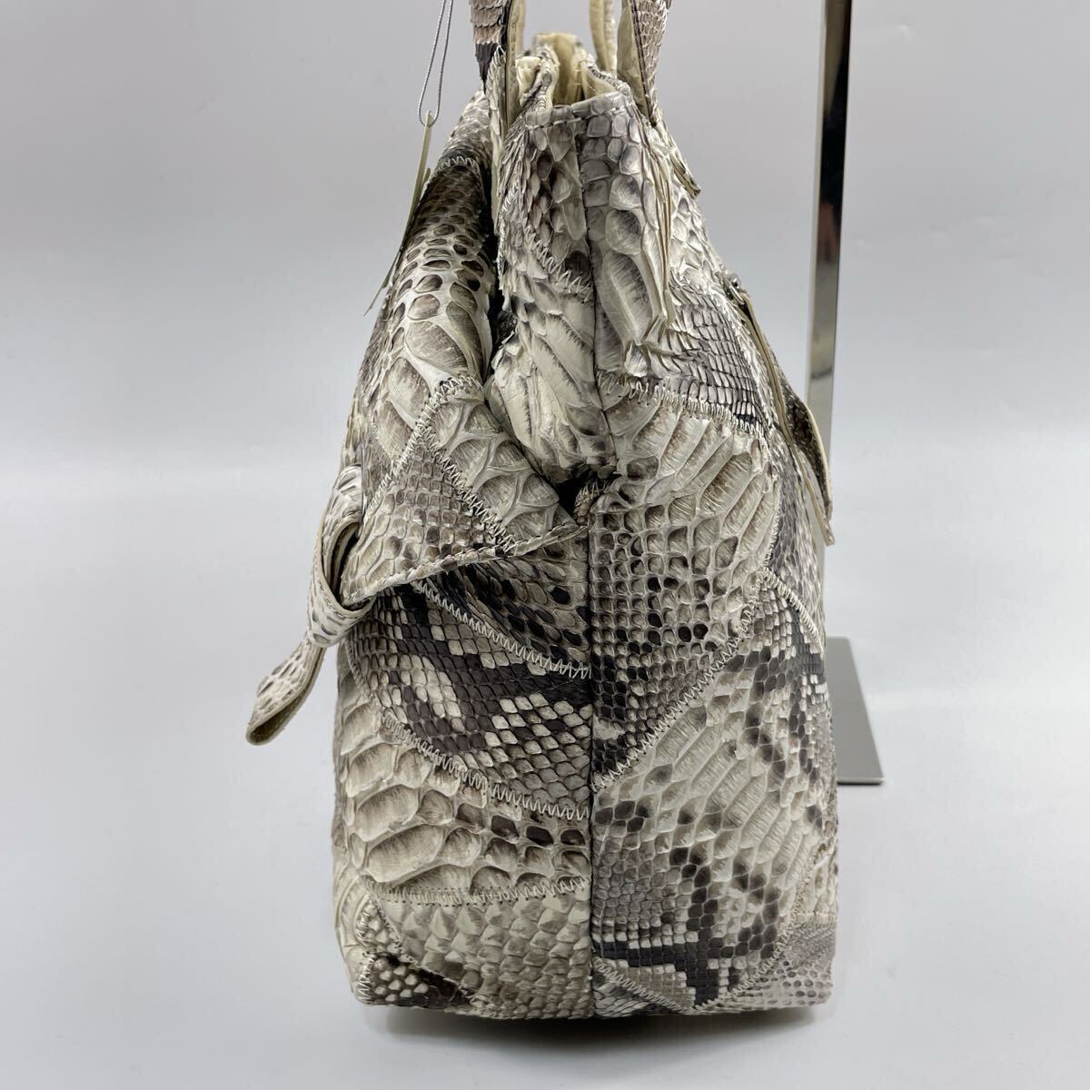 希少/未使用品 A4収納◎ パイソン メンズ ビジネス トートバッグ 希少/未使用品 A4収納◎ パイソン メンズ ビジネス トートバッグ