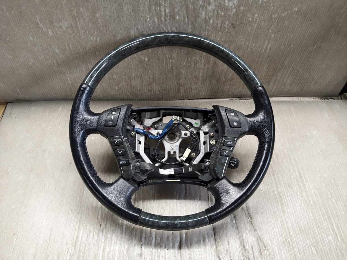 Yahoo!オークション - クラウン 18 純正 ステアリング ハンドル ウッド...