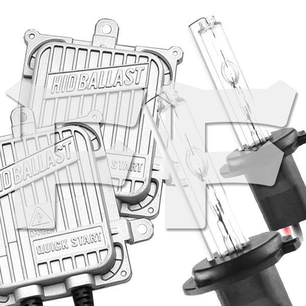Yahoo!オークション - 55W H1 6000K HID KIT 瞬間起動 K7 薄型 バラス...