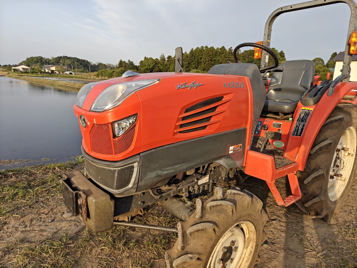 Yahoo!オークション - 【茨城】 KT250 25馬力 クボタ Kubota ロータリ...