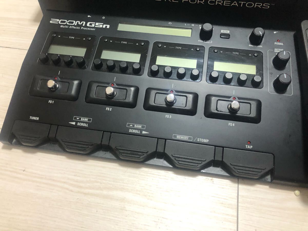 Yahoo!オークション - ZOOM G5n マルチエフェクトプロセッサー マルチ...