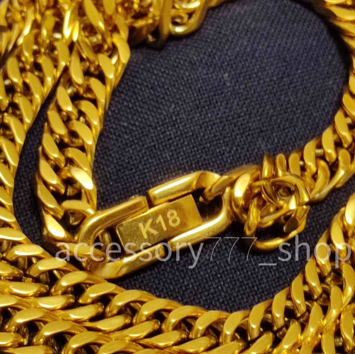 Yahoo!オークション - K18 刻印 マイアミキューバン 喜平 ネックレス 1...