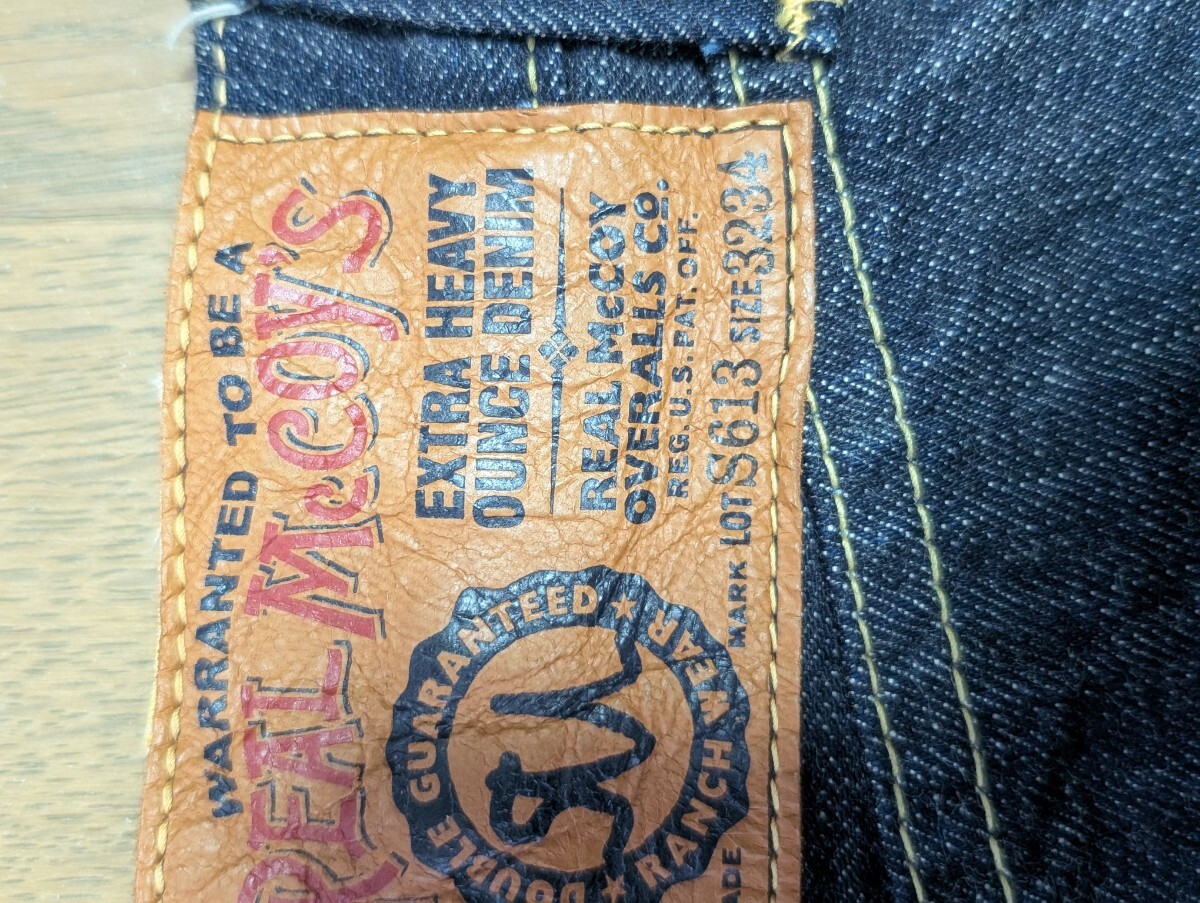 Yahoo!オークション - realmaccoys S613 W32L34 デニム リアルマッコイ...